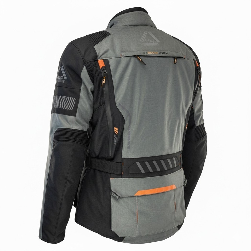 ViPER Guard Adventure Motorcycle Jacket Waterproof CE Certified Textile ...