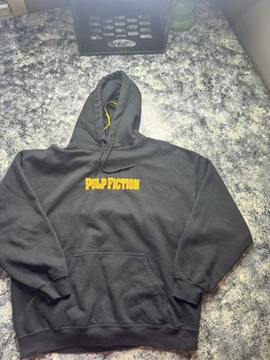 Pulp Fiction Hoodie Men Large Black Uma Thurman Pulp Definition ...