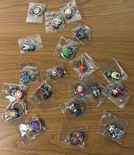 Marvel Comics Keychains Rubber set Of 20 | eBay