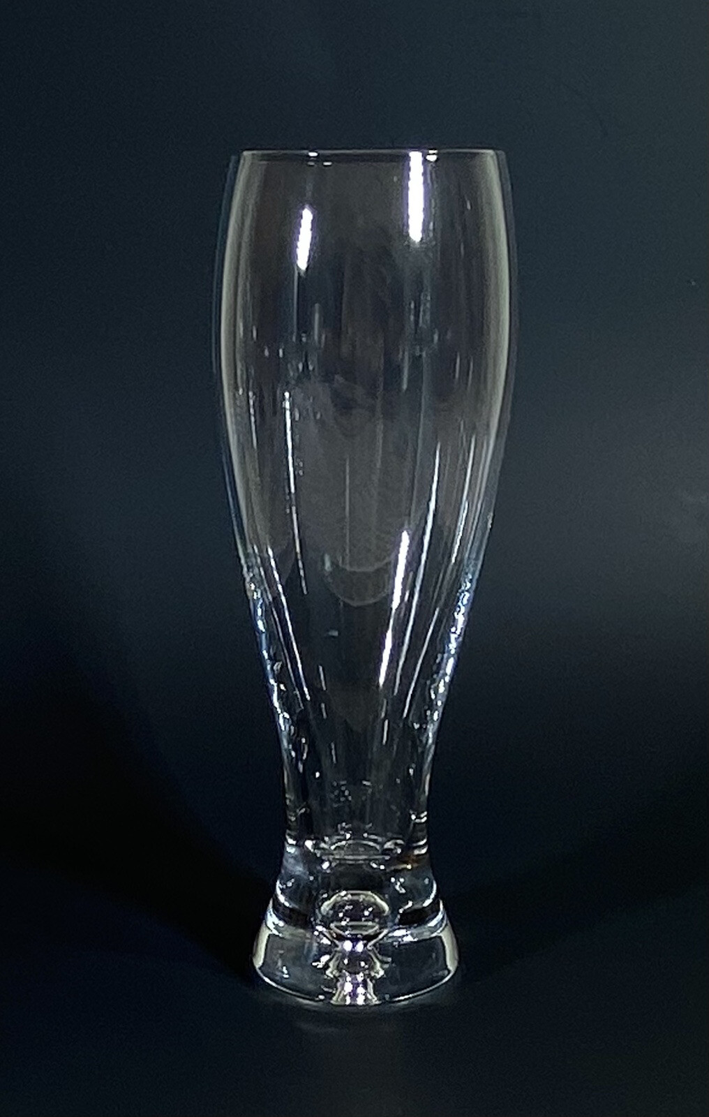 Block Crystal - Pattern: Karlstadt - PILSNER, BEER GLASS - Bubble Base ...