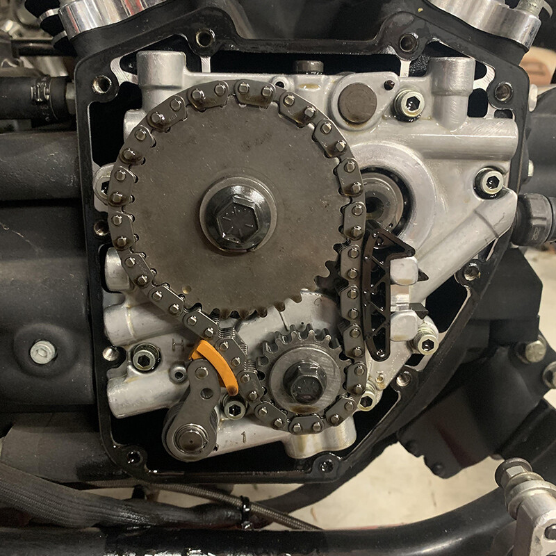 Fit For Harley Twin Cam Engine Timing Chain Tensioner Shoes + Pins Kit ...