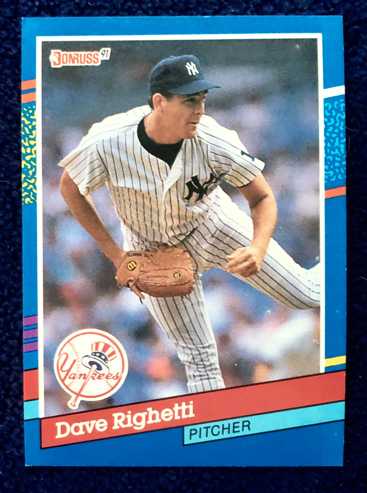 1991 Donruss Dave Righetti #275 Baseball Card New York Yankees | eBay