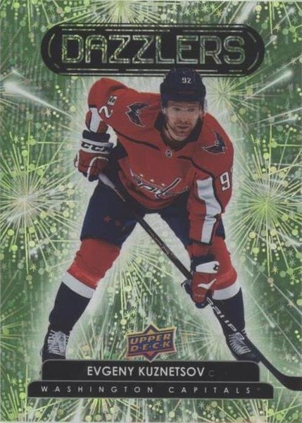 2022-23 Upper Deck Series 1 - Dazzlers Green #DZ-13 Evgeny Kuznetsov ...