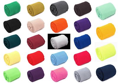 3 pcs SET of Elastic Rib Knit Fabric 2 x CUFF + 1 x WAISTBAND Elastic ...