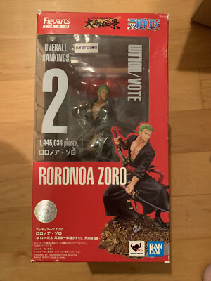 *BOX DAMAGED* One Piece: Zoro WT100 Oda Illustration Figuarts ZERO PVC ...