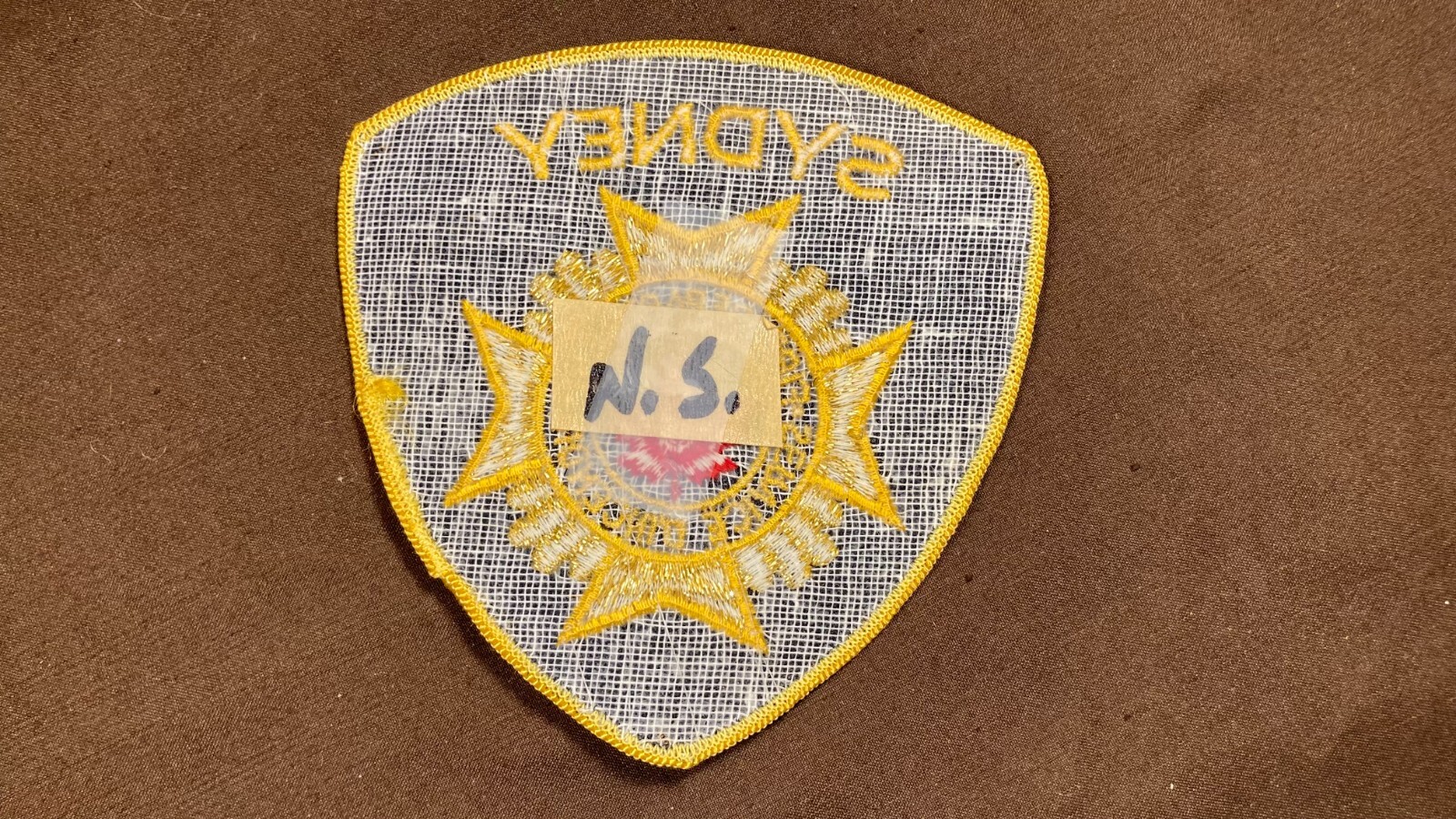 Sydney Nova Scotia Canada Fire Department Patch Lot Firefighter Vintage ...