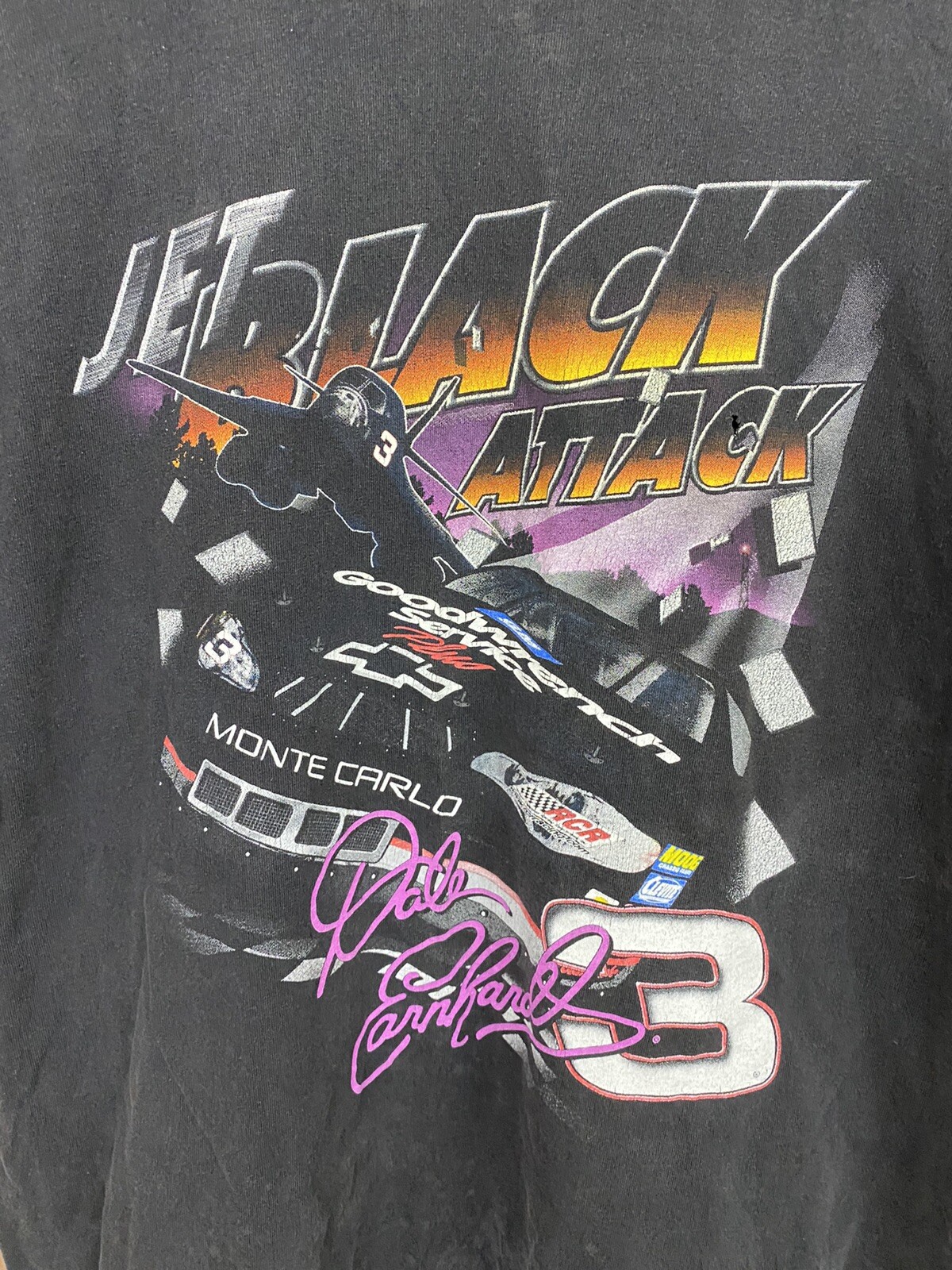 VTG Dale Earnhardt Jet Black Attack Goodwrench Nascar… - Gem
