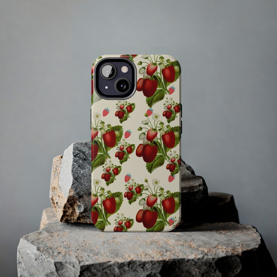 Cute Strawberry Phone Case, Summer Phone Case, Fruit Phone Case, Mom ...