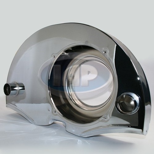 VW CHROME 36 HP FAN SHROUD WITH DUCTS 12-1600 T-1/2 7-Rib 4BOX AC119052 ...