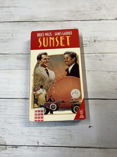 Sunset VHS Video Tape Movie Bruce Willis James Garner Full Screen- Vintage Rare 43396670099 | eBay