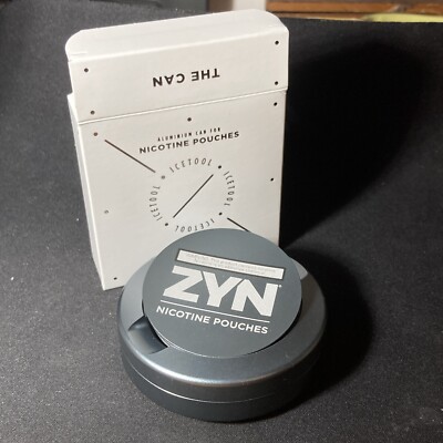 Metal ZYN Can Grey Gray BRAND NEW IN BOX - Offers Open | eBay
