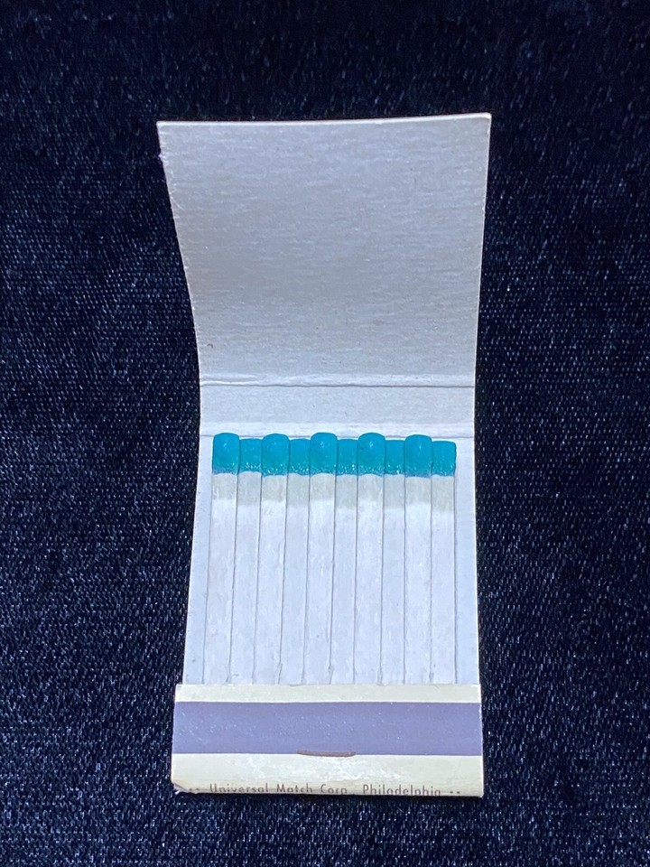 BULL Tavern Phoenixville PA Full Vintage Front-Strike Matchbook Tan A ...