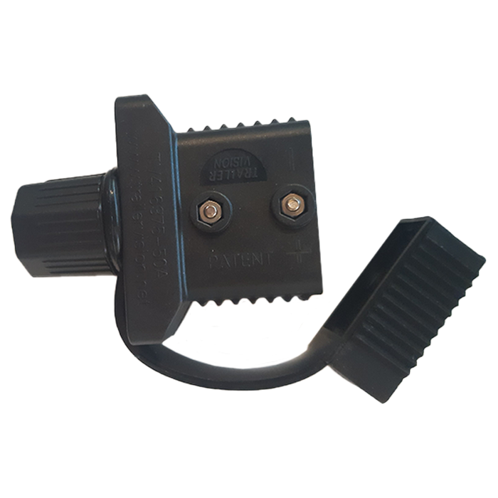 Trailer Vision 50 amp Anderson Plug Cover with Dust Cap Black | eBay