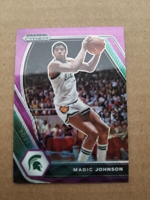 2021 Prizm Draft Picks #86 Magic Johnson Purple Wave Prizm | eBay