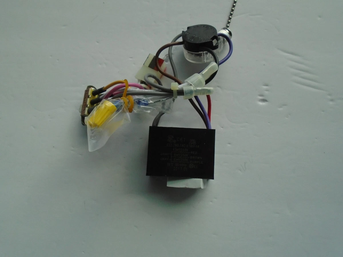 Hampton Bay Ceiling Fan Parts Pull Chain Switch Replacement | Shelly ...