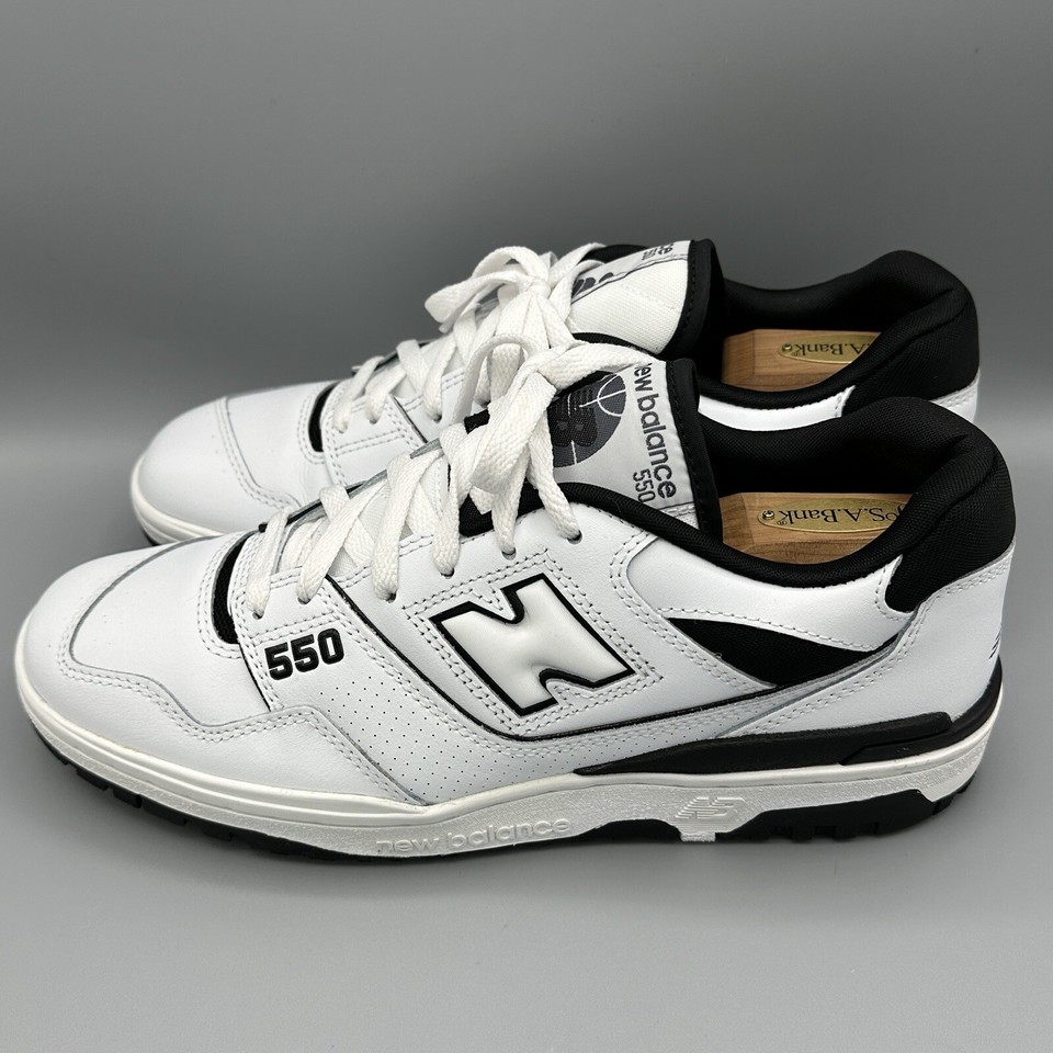 New Balance Men’s 550 Oreo Size 10 White Black Shoes Sneakers 2021 ...