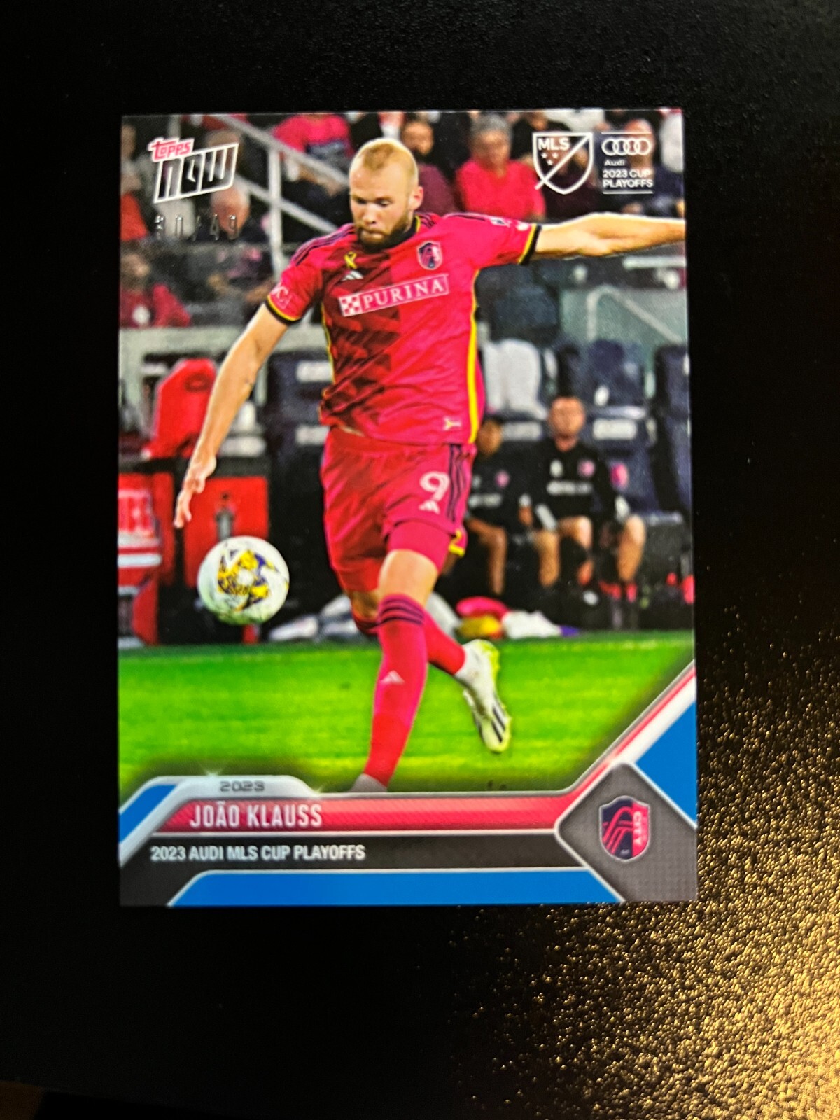 2023 Topps Now MLS - MLS Cup Playoffs Blue #PO-7 Joao Klauss /49 (RC ...