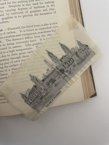 1904 Antique Ephemera Ribbon Louisiana Purchase Exposition Palace of ...