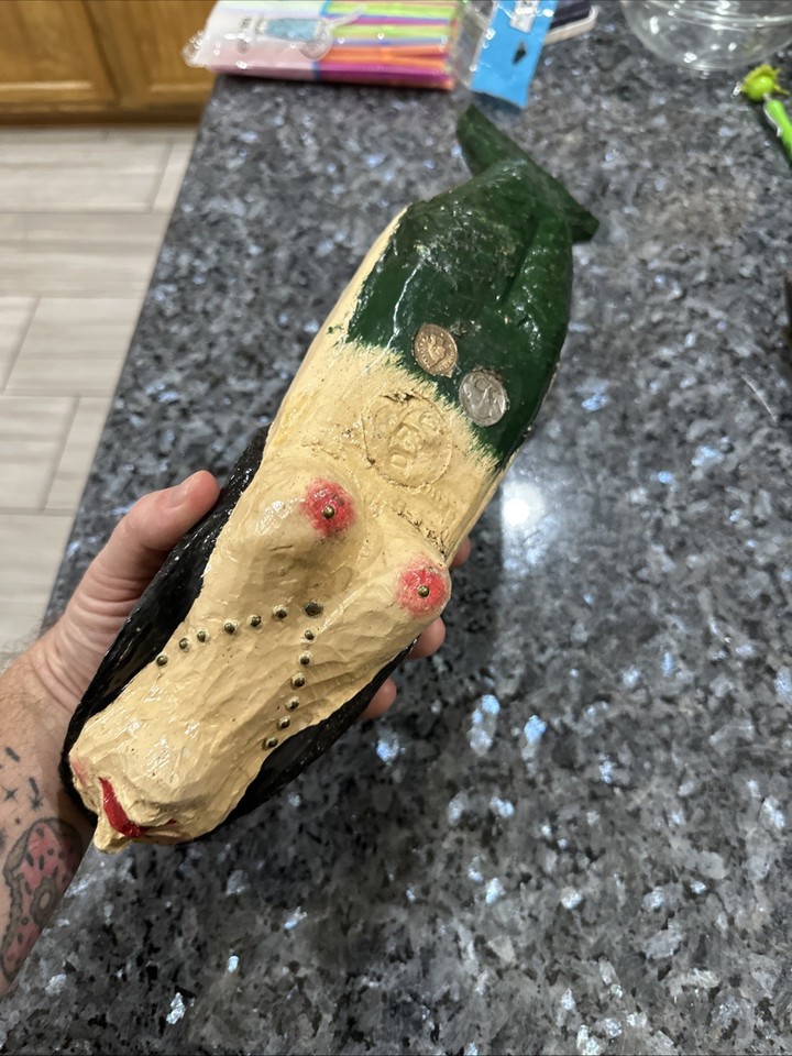 DFD Vintage Mermaid David Perkins Fish Decoy | eBay