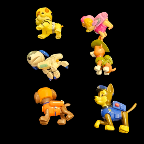 Paw Patrol Action Figure Lot Rubble Skye Jungle Tracker Chase Zuma Robo ...