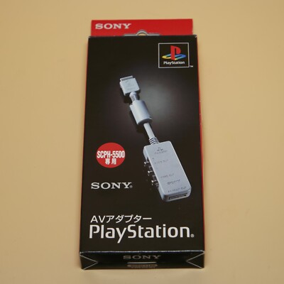 Sony PlayStation PS1 AV Adapter In Box CIB SCPH-1160 for SCPH-5500 ...