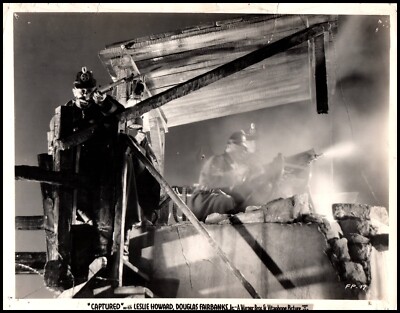 Leslie Howard + Douglas Fairbanks Jr. in Captured! (1933) Vintage Photo ...