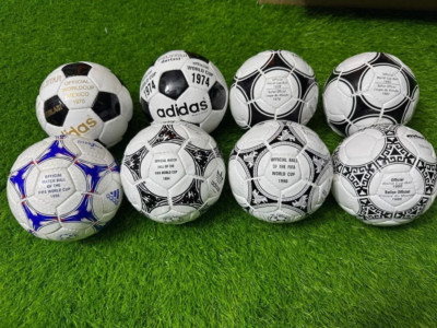 Adidas historical mini ball set 8 pcs FIFA World cup 1970 to 1998 ...