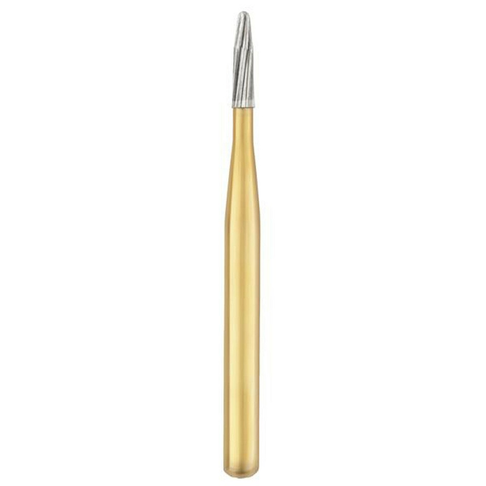 10 Pcs Dental Trimming&Finishing Gold Burs Carbide Burs 7901/7803/7104 ...