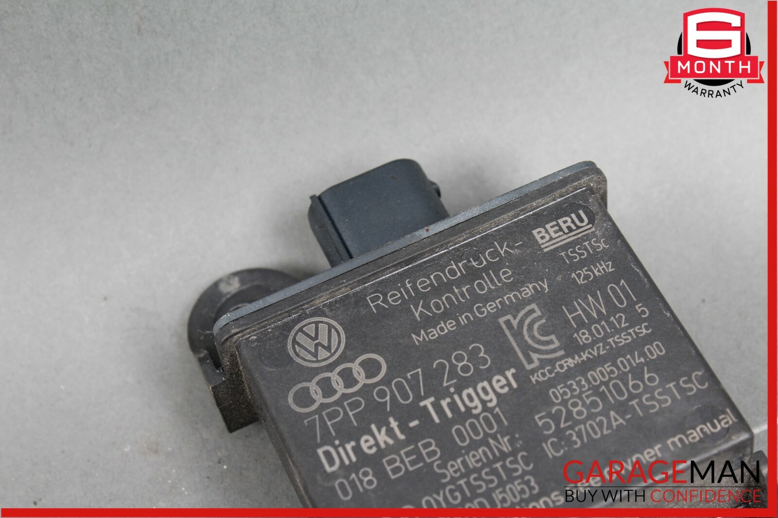 10-15 Porsche Panamera 970 TPMS Tire Pressure Control Module 7PP907283 ...