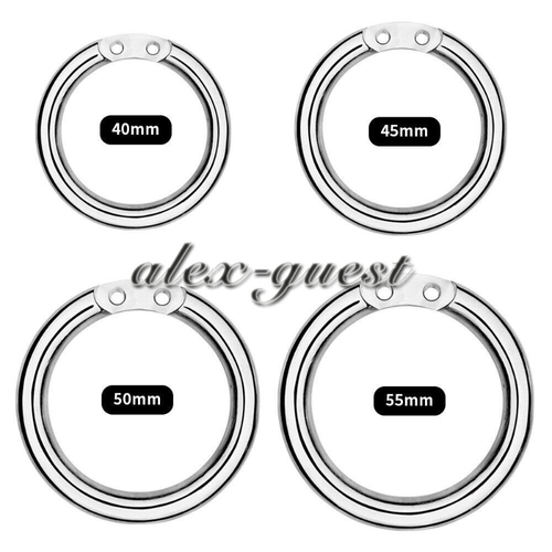 New Sissy Inverted Male Chastity Cage Key Lock Stainless Steel Chastity ...