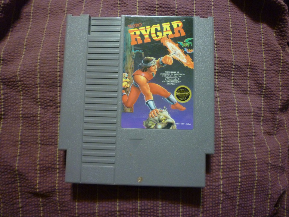 Rygar Nintendo Entertainment System 1987 Vintage 8-bit NES-001 Game ...