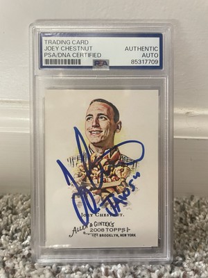 Joey Chestnut Jaws auto signed Rookie #109 Autographed 2008 Allen ...