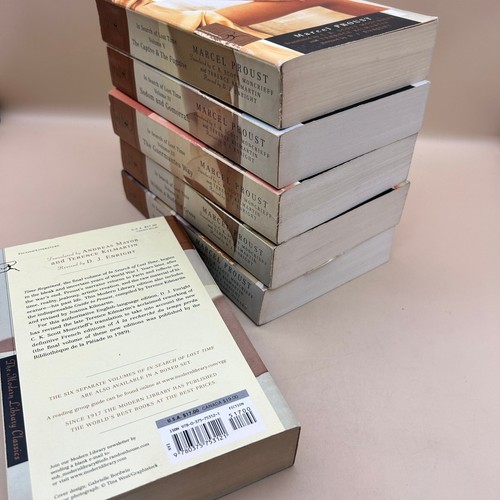 In Search of Lost Time Marcel Proust 2000 Modern Library Boxed Set 6 ...