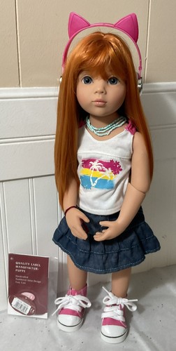 Gotz Happy Kidz Emily 19.5" Multi-Jointed Standing Doll - Custom Blue ...