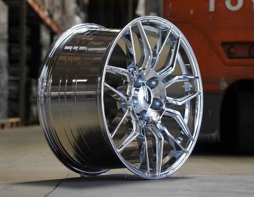 CHROME C8 Z06 STYLE CORVETTE WHEELS FITS: 2020-2026 C8 BASE/STINGRAY ...