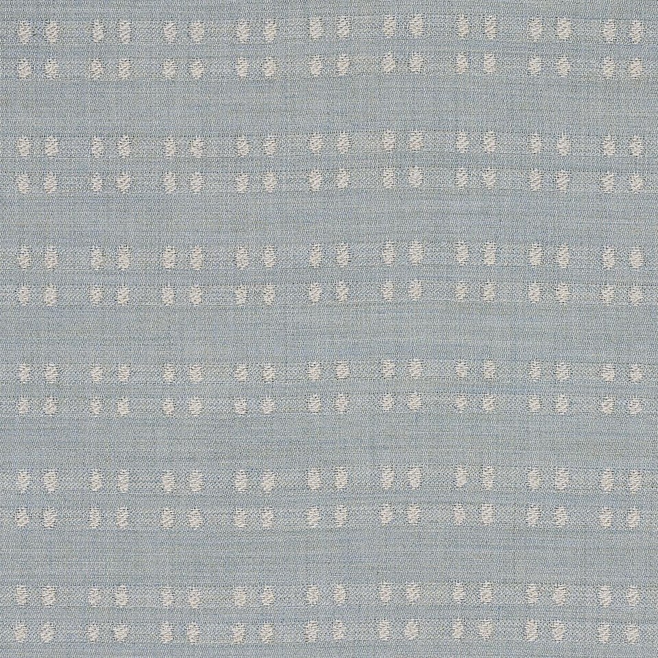 Schumacher Dotted Stripe Uphol Fabric- Bolsa Indoor Outdoor / Sky 3.90 ...