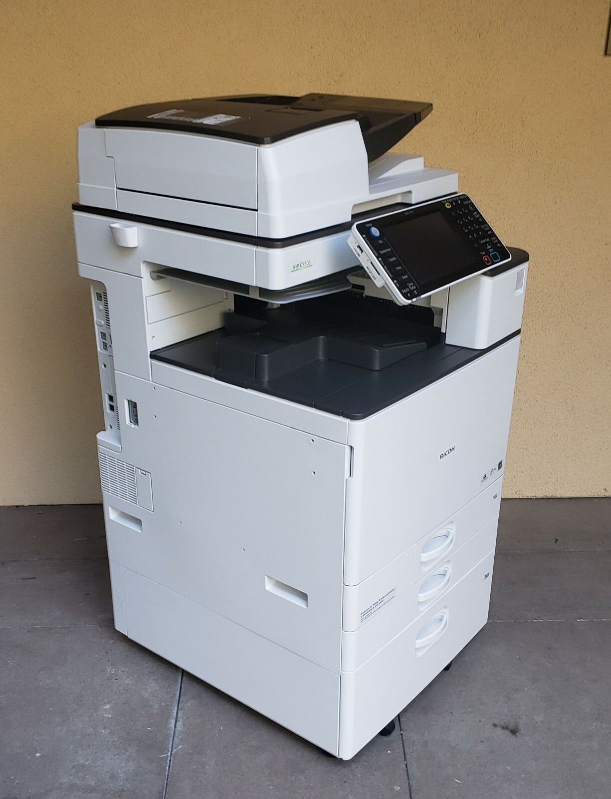 Ricoh MP C5503 Color Copier, Printer, Scanner, 55ppm - Meter - Very Low ...