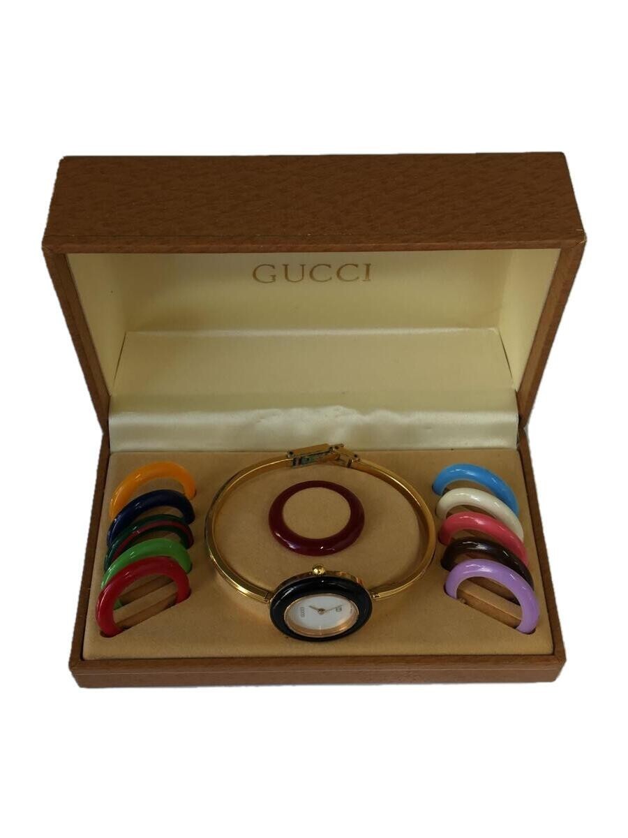 Gucci Change Bezel 11/12 Quartz Watch 12 Colors Women Watch Gold with ...
