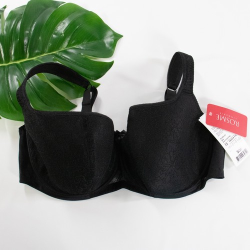 New Rosme Balconette Bra Size 42DDD Lightly Padded Underwire Solid ...