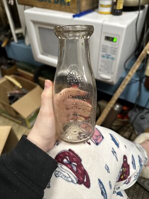 Rare Cherry Creek Dairy Bottle Marquette Michigan One Pint Liquid | eBay