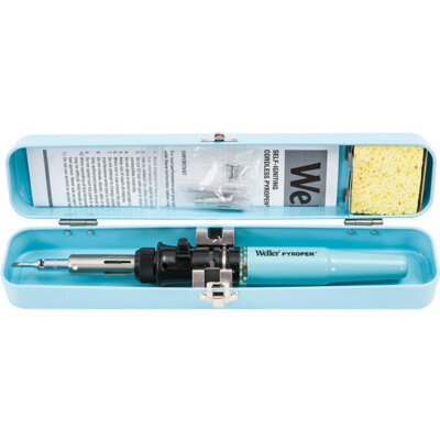 OZSTOCK Portable PYROPEN GAS SOLDERING IRON & METAL CASE NEW WELLER ...