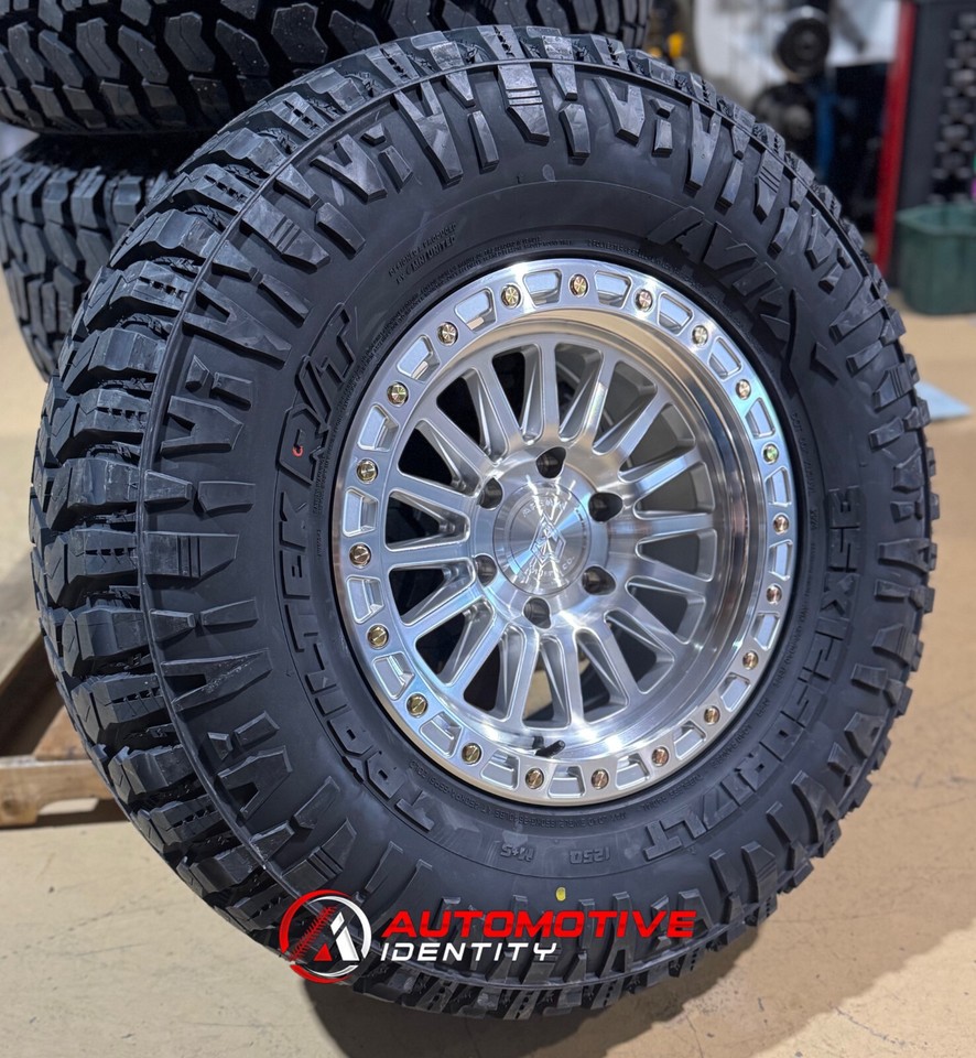 17x9 Arena A108 Trophy Wheels 35" AT RT Tires 6x135 Ford F150 ...
