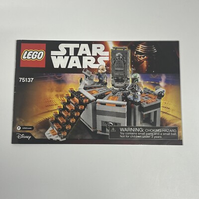 * INSTRUCTIONS ONLY * LEGO Star Wars: Carbon-Freezing Chamber (75137 ...