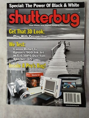 Shutterbug Magazine February 2003 Vol 32 No 4 Issue 389 | eBay