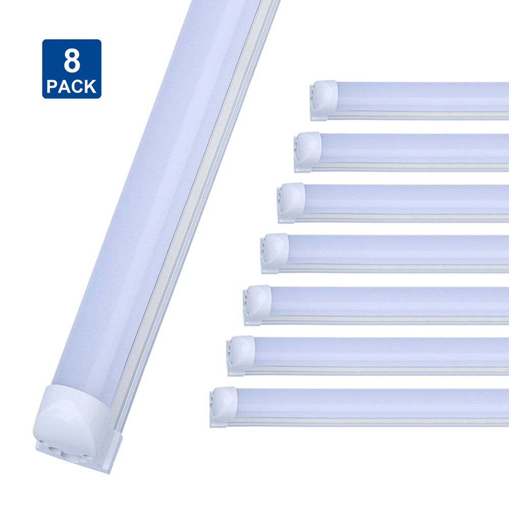 8Pcs T8 8FT Led Tube Light 8' Led Bulbs 72W 8Foot Led Shop Light ...