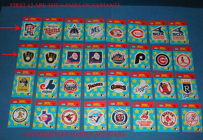 SALE! 1986 FLEER MINI STICKER "MASTER" (STARS VERSION) SET W: ALL 6 ...