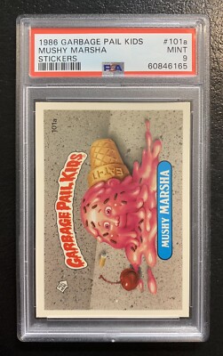 1986 Garbage Pail Kids OS3 Mushy Marsha 101a PSA 9 MINT-RARE NO ...