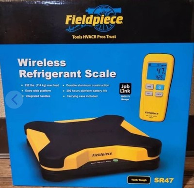 Fieldpiece SR47 Wireless Refrigerant Scale With Job Link Function - New ...