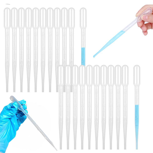 20 Pezzi Pipette Plastica,3Ml Pipette Contagocce,Pipetta Contagocce ...