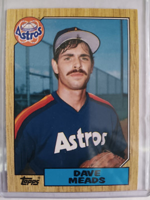 DAVE MEADS ASTROS 1987 TOPPS BASEBALL CARD #77T | eBay